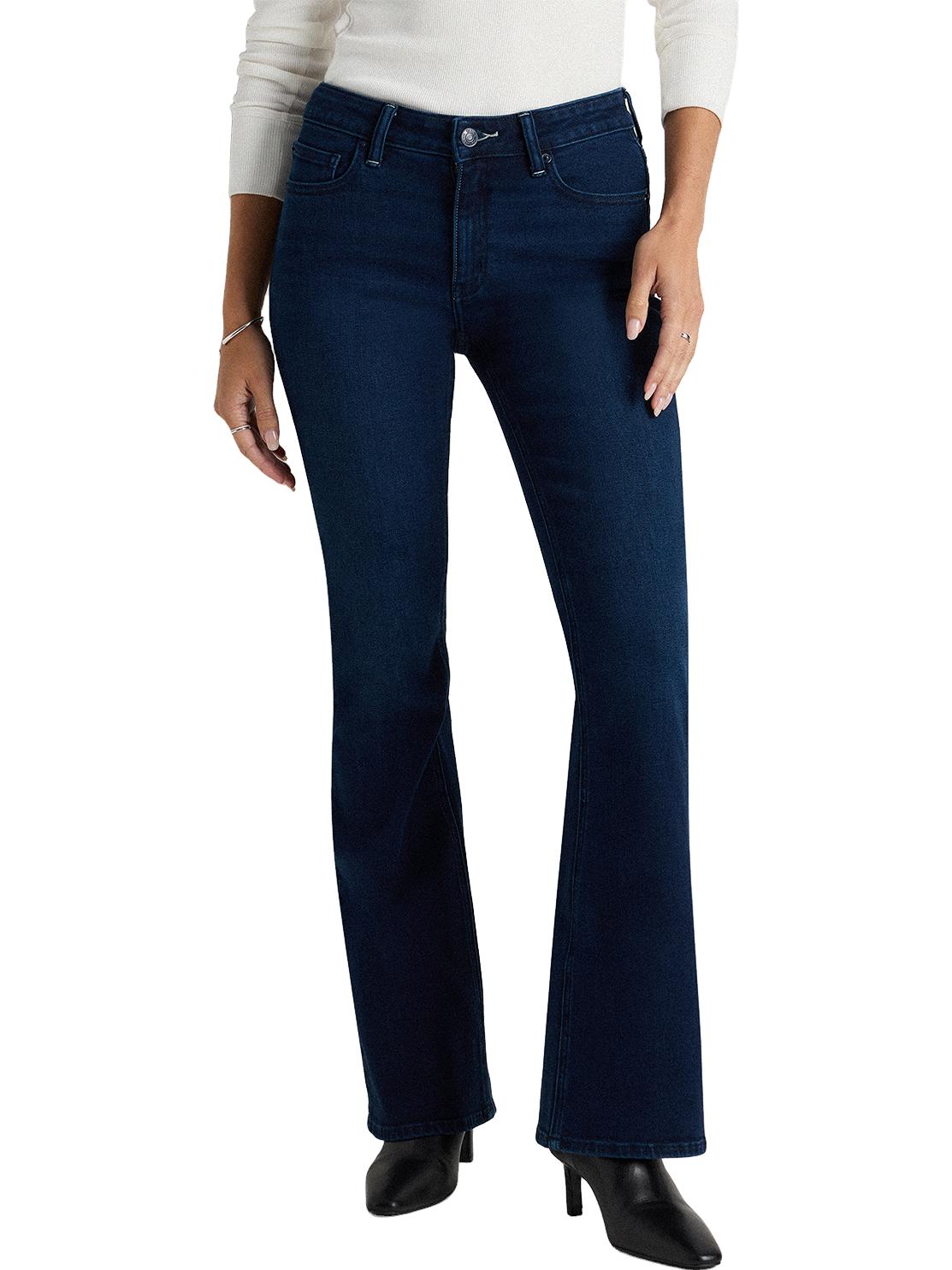 QUINCE Luna Stretch Flare Jeans